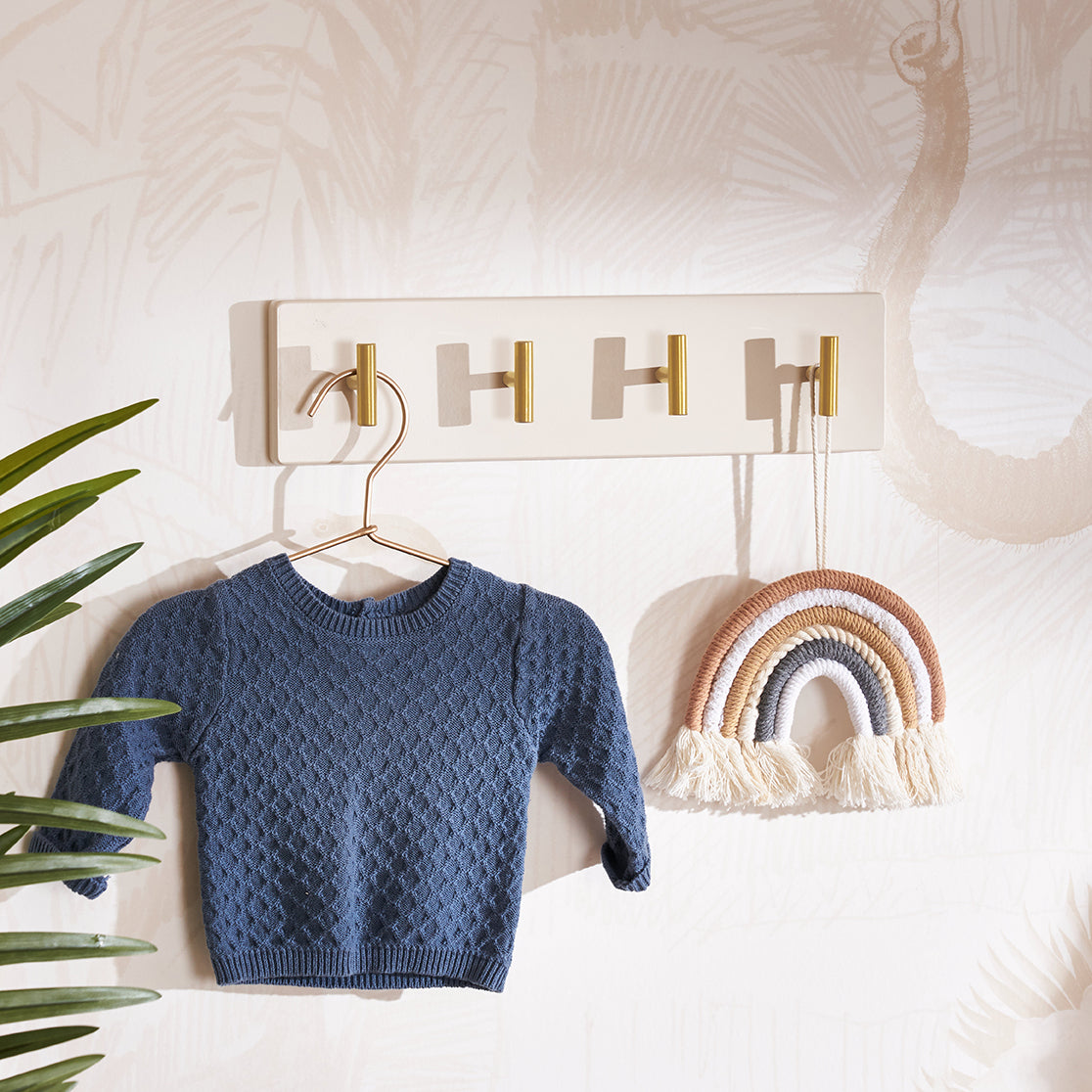 Evie Wall Hook - Cashmere – Junior Bambinos