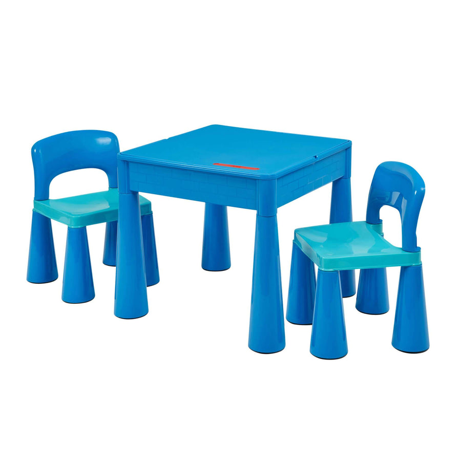 5 in 1 Multi Activity Lego Table in Blue | Liberty House Toys