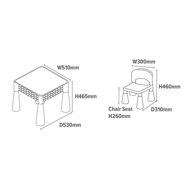 Kid's Multi Activity Table - Pink | Liberty House Toys – Junior Bambinos