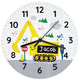 Personalised Digger Wall Clock | Children's Clocks | Room Decor ...
